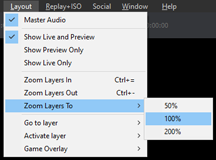 Wirecast: Updated Master Shot Display