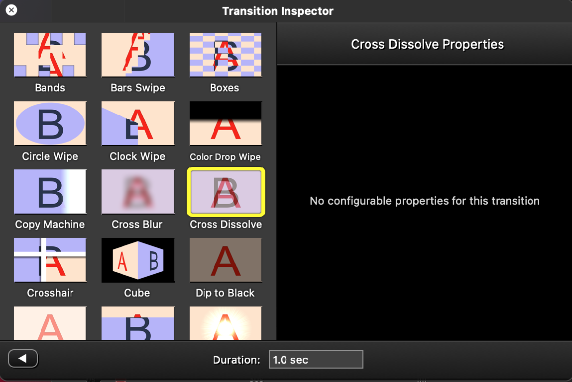 Screenflow Transitions