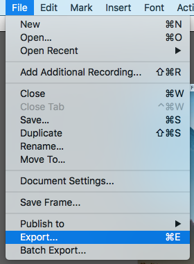 Screenflow: Recommended HD Export Settings