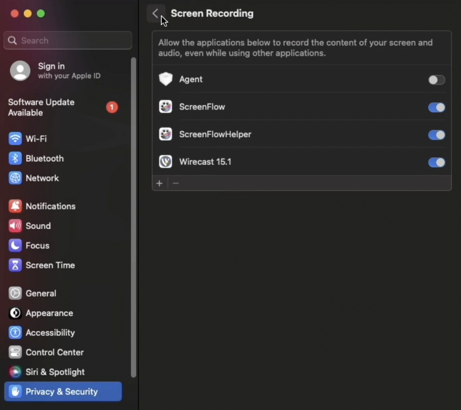 Screenflow Macos Permissions Ventura Sonoma