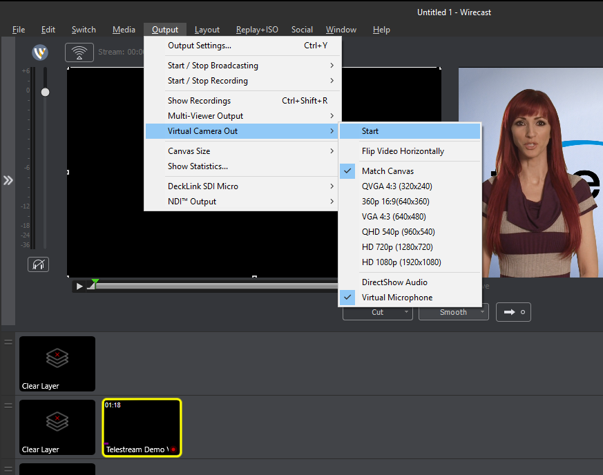 Wirecast: How to monitor Wirecast audio while outputting Wirecast ...